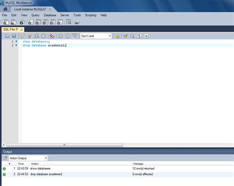 mysql drop database antiquetews