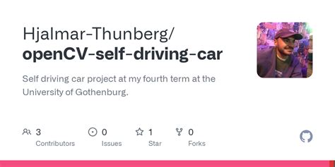 Github Hjalmar Thunberg Opencv Self Driving Car Self Driving Car Project At My Fourth Term At