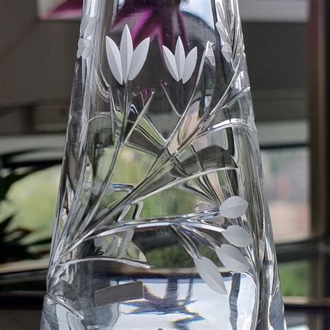 Edinburgh Crystal Conical Vase Etsy