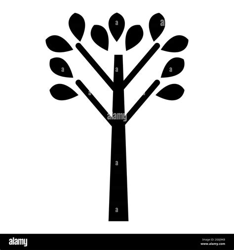 Tree Icon Forest Vector Symbol Flat Web Sign On White Background Stock Vector Image Art Alamy