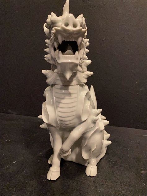 Proantic White Dragon Zoomorphic Bottle