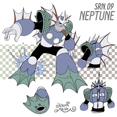 Neptune Mega Man And More Drawn By Ariga Hitoshi Danbooru