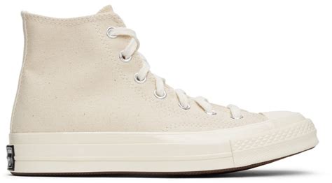 Converse Off White Chuck 70 Canvas Hi Sneakers Converse