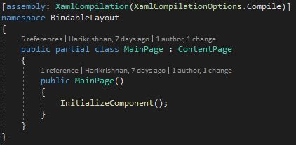 Xamarin Forms Compiled Bindings