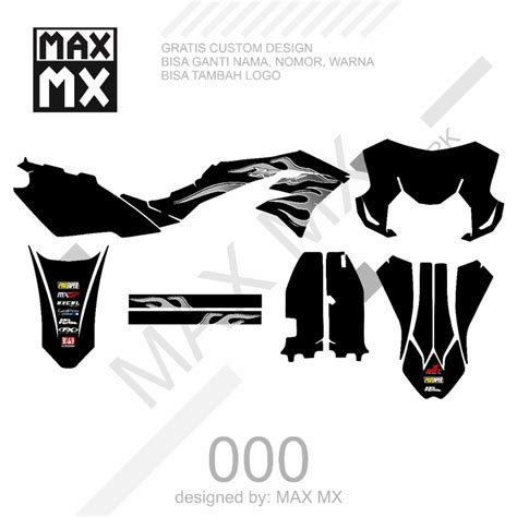 Jual Decal Fullbody Dtracker Sticker Striping Variasi Stiker Keren