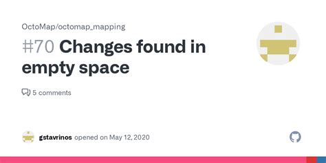 Changes Found In Empty Space Issue Octomap Octomap Mapping Github