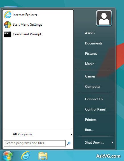 Windows 7 Skin For Classic Shell Start Menu By Vishal Gupta On DeviantArt