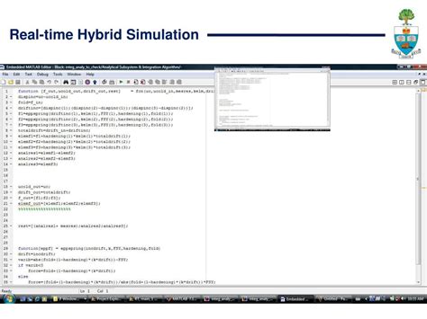 Ppt Development Of A Flexible Platform For Real Time Hybrid Simulation Powerpoint Presentation