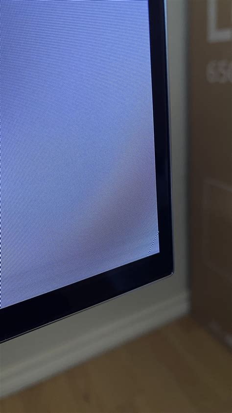 Just Bought A New Lg Oled C2 65 And Noticed A Hairline Crack In Corner Of Screen Any Cause