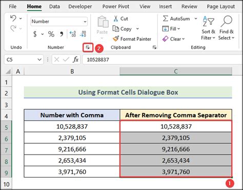How To Remove Commas In Excel 4 Methods Exceldemy
