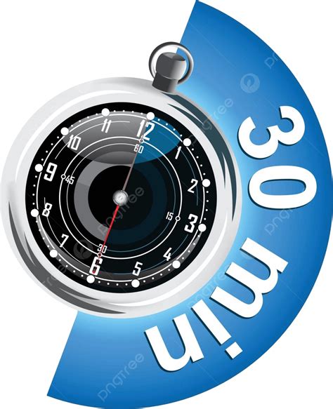30 Minute Timer Clipart