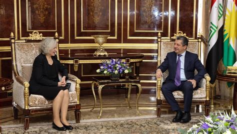 مەسرور بارزانی پێشوازی لە باڵیۆزی فینلەندا لە عێراق کرد