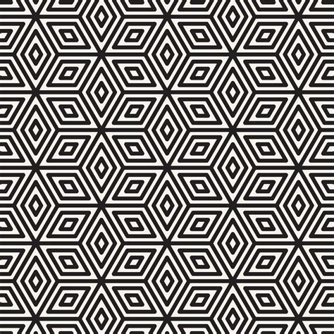 Vector Geometric Seamless Monochrome Pattern 9650086 Vector Art At Vecteezy