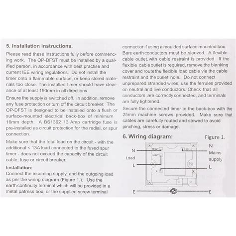 7 Day 3kw Fused Timer Spur Switch Digital Led Storage Lighting Immersi — Spares2go
