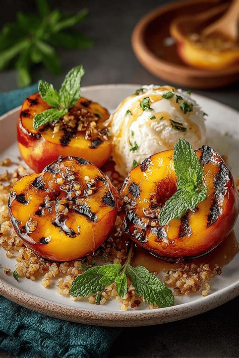 Easy Grilled Peaches Recipe