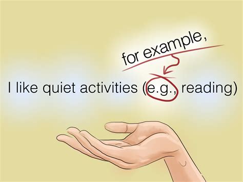 how to use i e versus e g with cheat sheet wikihow