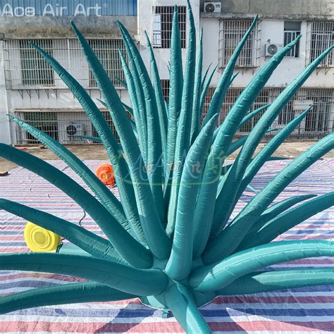 3m5m Diameter Inflatable Agave Grass Outdoor Decoration Plant Model For Big Party Or Event