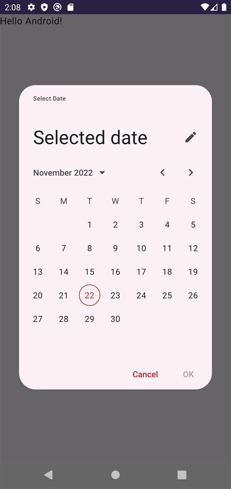 MaterialDatePicker Button Colors Are Not Showing Correctly Issue Material Components