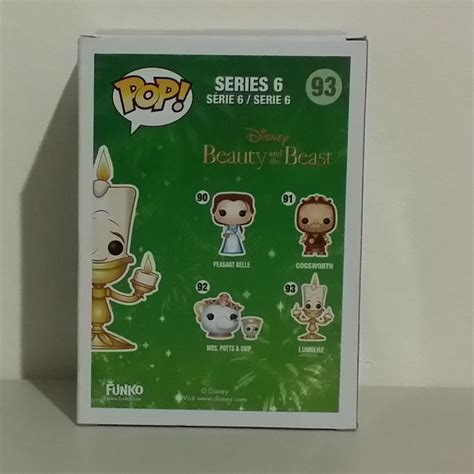Funko Pop Disney Lumiere Glow In The Dark Hot Topic Exclusive
