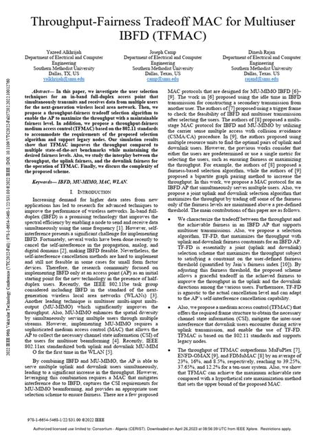 throughput fairness tradeoff mac for multiuser ibfd tfmac pdf