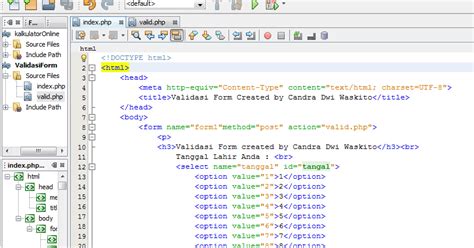Php Membuat Validasi Form Dengan Php Candra Dwi Waskito