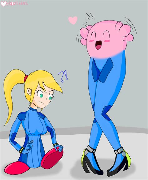 Leg Swap Samus And Kirby By Hombremorido On Deviantart