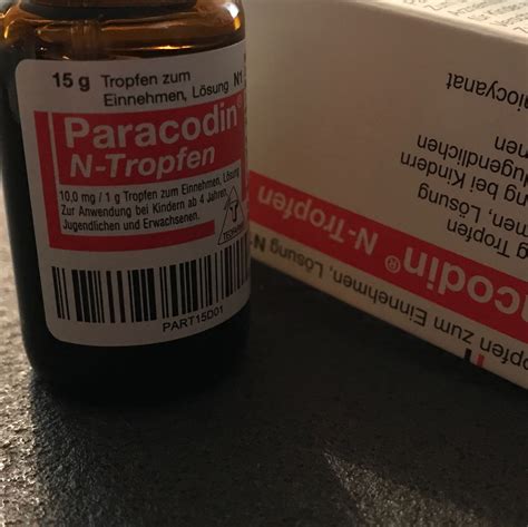 Paracodin Einnehmen Gesundheit Halsschmerzen