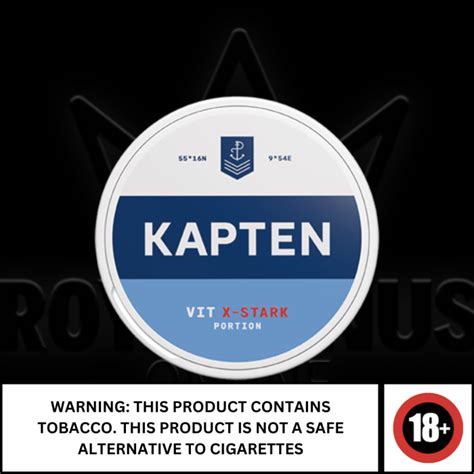 Kapten Extra Stark White Snus Order Snus Online
