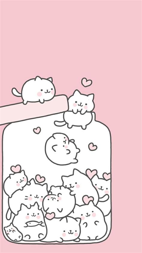 Kawaii Cute Cartoon Wallpapers Wallpaper Cave