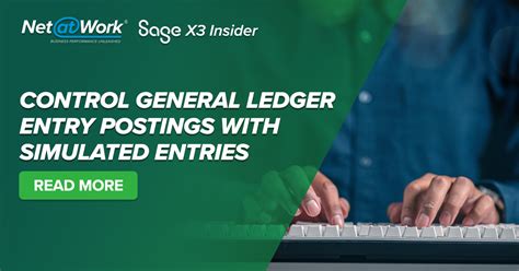 Sage X3 Tips Control General Ledger Entry Postings With Simulated Entries