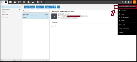 Setup Email Forwarder Function On Smartermail Support Desk