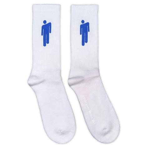 Billie Eilish Blue Blohsh Terry Socks Rackhams