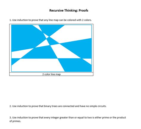 solved recursive thinking proofs 1 use induction to prove