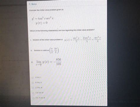 Solved Consider The Initial Value Problem Given As Chegg