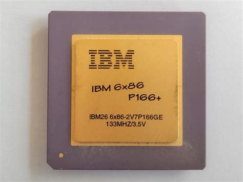 Procesor Ibm Cyrix 6x86 P166 Socket 7 PlnĚ FunkČnÍ Aukro