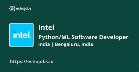 Intel Is Hiring Pythonml Software Developer India Bengaluru India Intel Is Hiring Pythonml Software Developer India Bengaluru India