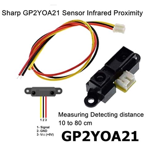 Sensor Infrarrojo Gp2y0a21yk0f Am Electronic Tienda Electrónica Huancayo