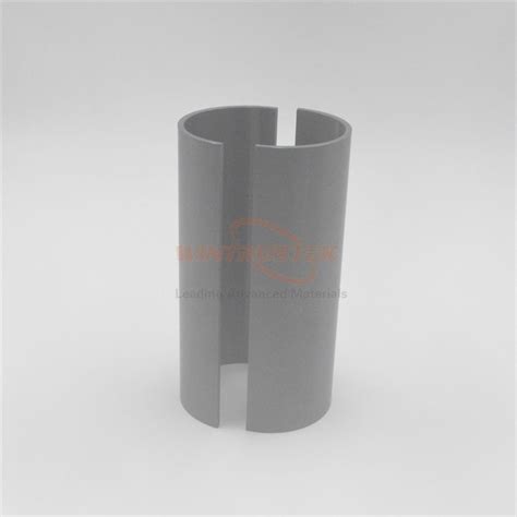 High Modulus Of Elasticity Silicon Nitride Ceramic Half Tube Silicon Nitride Ceramic And Si3n4