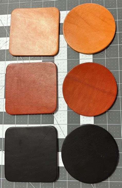 Leather Coasters Blank At Joel Bowman Blog