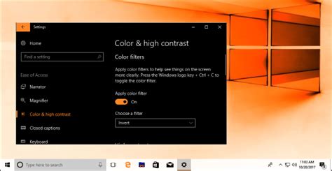 How To Enable Color Filters To Read The Screen More Clearly On Windows 10