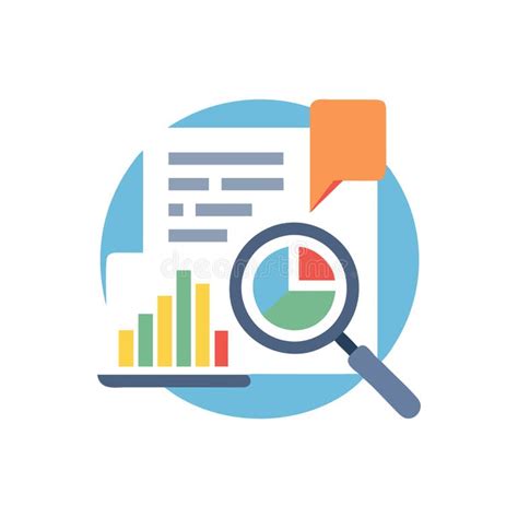 Modern Data Analysis Logo Design Stock Image Illustration Of