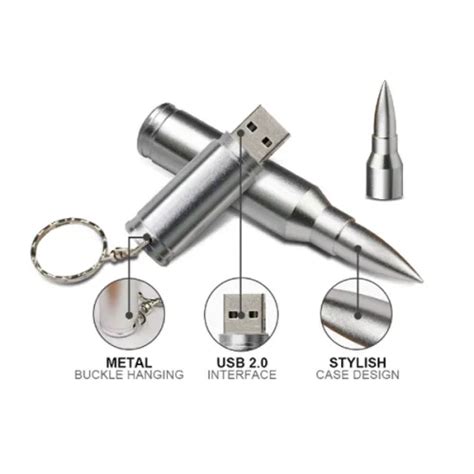 총알 모양 금속 Usb 플래시 드라이브 의 고품질 총알 모양 금속 Usb 플래시 드라이브
