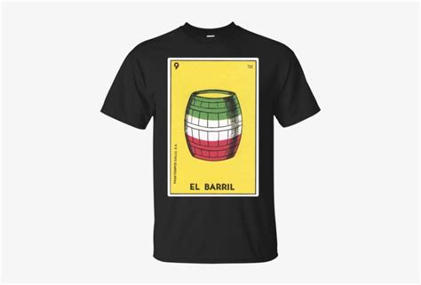 El Barril Card Loteria Barrel Mexican Flag Tarot Apparel Rogue X Men