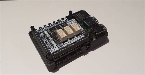 RPi case for Pimoroni automation hat by Christoph Löw Download free STL model Printables