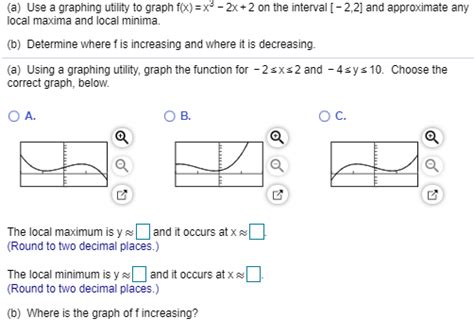 solved a use a graphing utility to graph f x x2 2x 2 on
