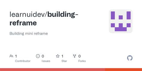 Github Learnuidev Building Reframe Building Mini Reframe