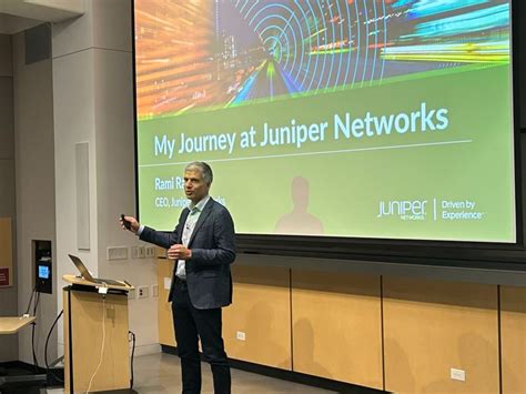 Rami Rahim Ceo Of Juniper Networks Returned To Campus This Week As Our Guest Lecturer In My