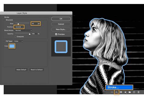 How To Make A Repeated Outline Image In Adobe Photoshop