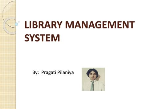 Ppt Library Management System Project Ppt Powerpoint Presentation