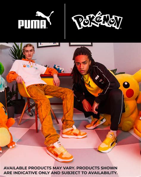Puma X Pokémon Pokémon Center Official Site